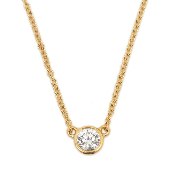 Tiffany & Co. | Jewelry | Tiffany Co By The Yard Necklace 2ct Diamond ...